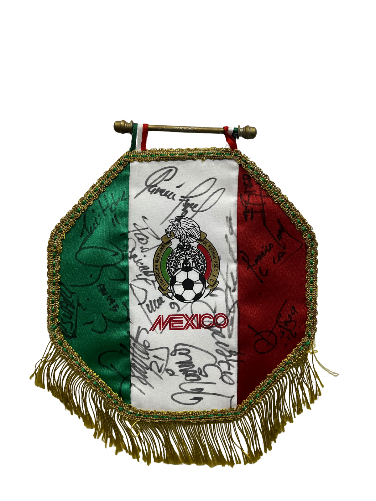 Banderín México 2008 Autografiado – El Jugador Número 12